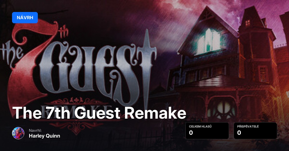 Čeština do hry The 7th Guest Remake – návrh překladu | Komunitní Překlady